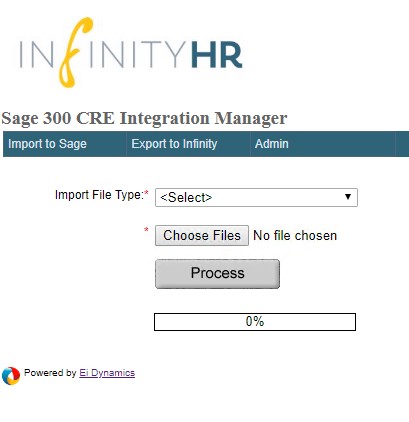 Sage 300 CRE Connector for Arcoro Core HR